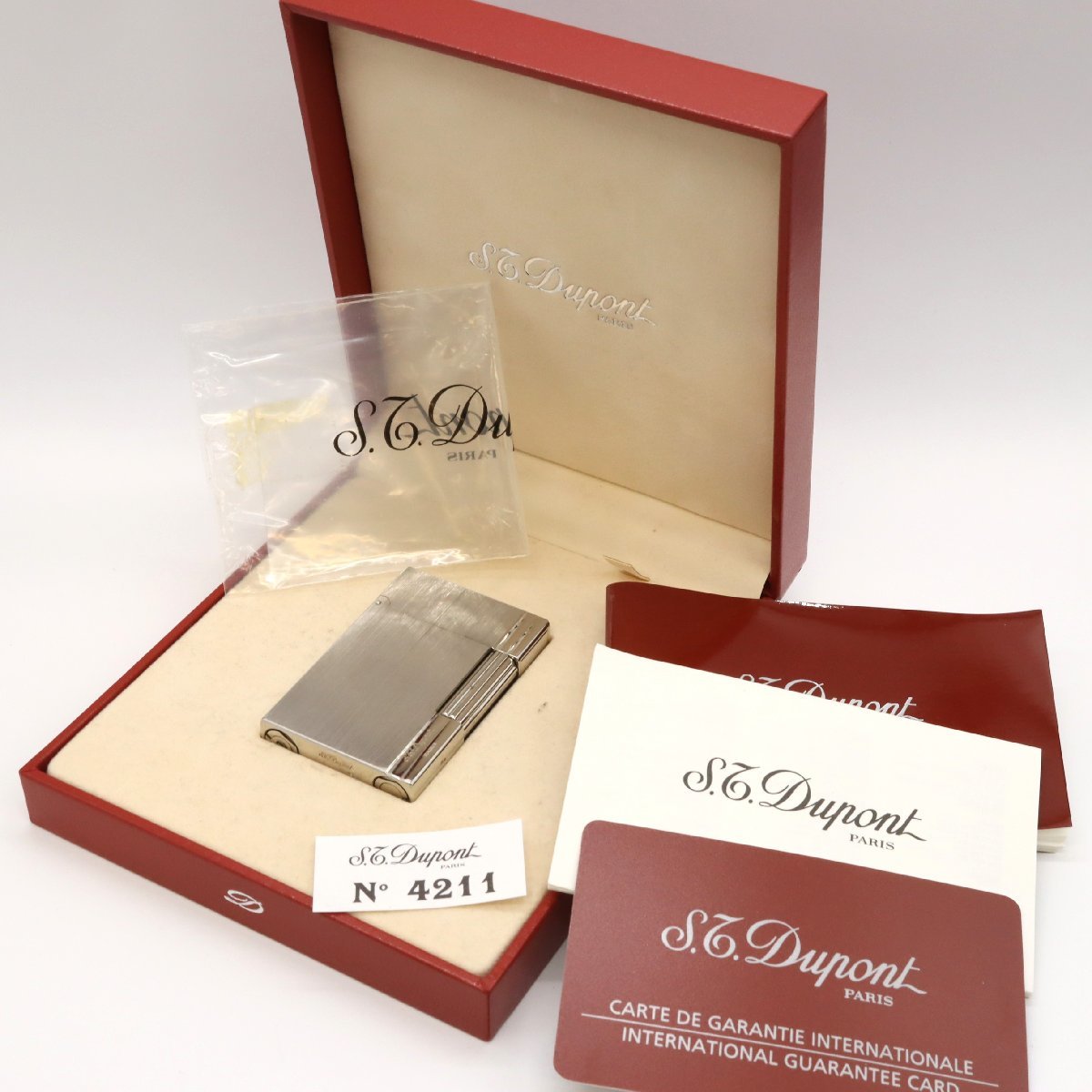 Yahoo!オークション - S.T Dupon デュポン ガスライター 箱あり 着火未...