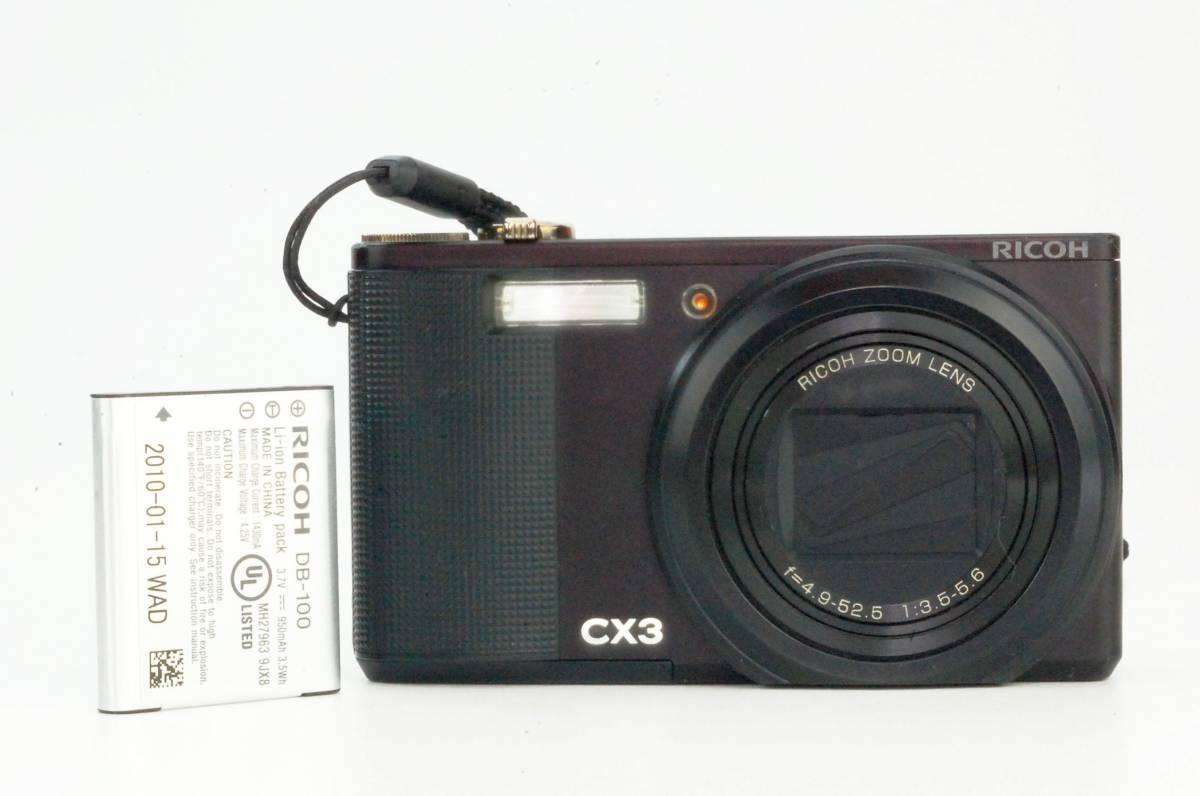 Yahoo!オークション - リコー RICOH CX3 コンパクトデジタルカメラ ブ...