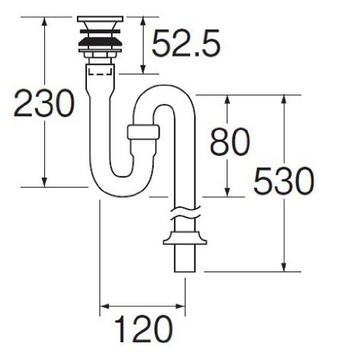 Yahoo!オークション - SANEI 排水部品 PCアフレナシSトラップ パイプ径...