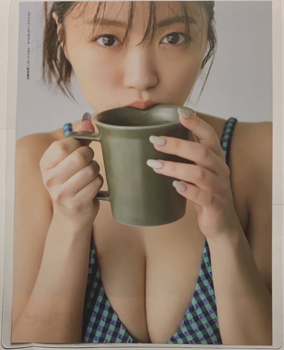 Yahoo オークション 【厚手ラミネート加工】大原優乃 水着 A4変サイ