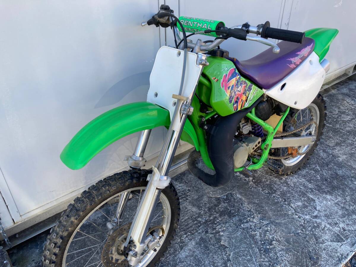 Yahoo!オークション - KX80 '94 書付き ラージホイール kawasaki 2
