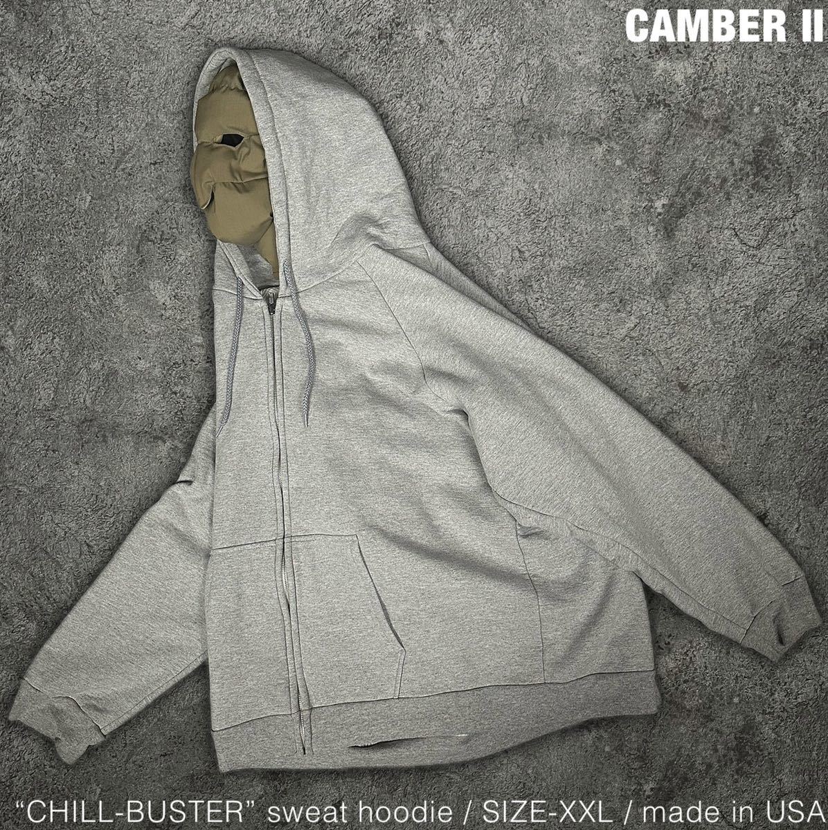 CHILL-BUSTER by CAMBER Ⅱ USA製 スウェット パーカー チルバスター キャンバー ② ジップパーカー(XLサイズ以上)｜売買されたオークション情報、yahooの商品 ...