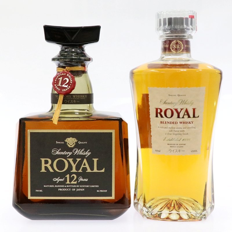 2本セット サントリー / SUNTORY ローヤル12年 / ローヤルSR 700ml / 660ml .(日本)｜売買されたオークション情報、yahooの商品情報をアーカイブ公開 ...