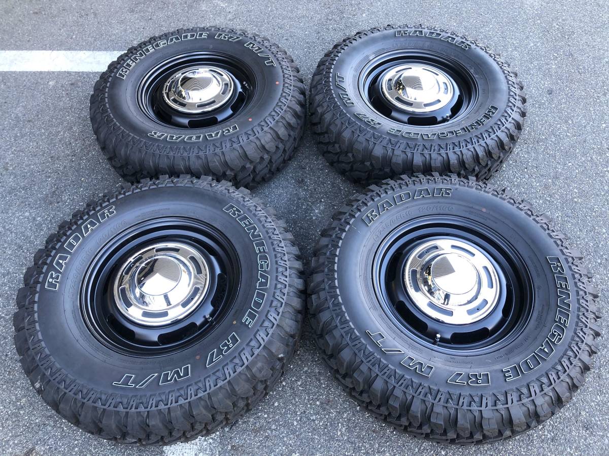 16インチ アルミホイール マットブラック 16 6.5J PCD 139.7 31 6H サーフ 130 185 テラノ D21 ナロー ヴィンテージ(ラジアルタイヤ)｜売買された ...