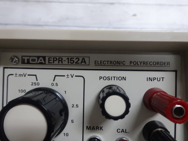 Yahoo!オークション - 8539 TOA 東亜電子 高感度記録計 EPR-152A 2ch ...