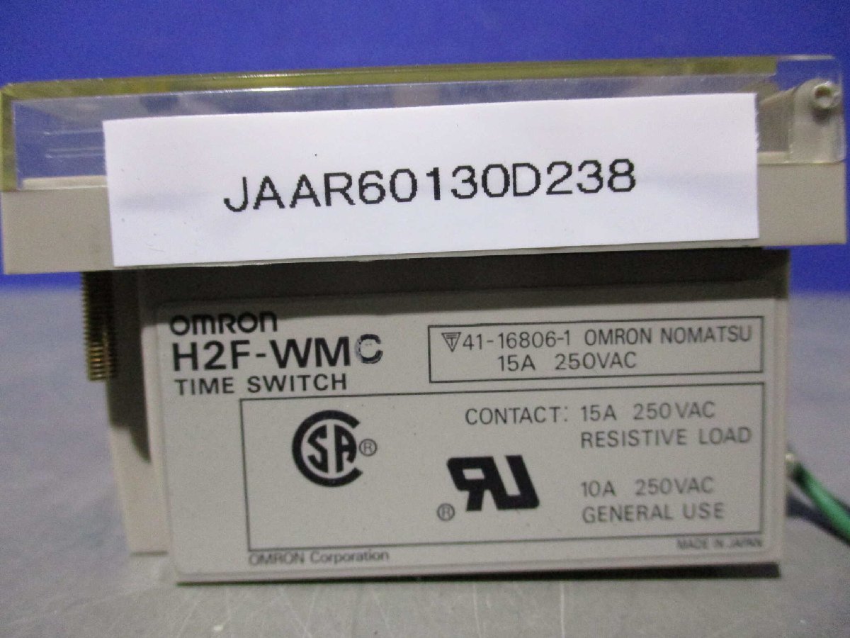 Yahoo!オークション - 中古 OMRON TIME SWITCH H2F-WMC (JAAR60130D238...