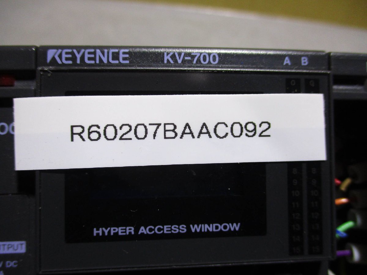 Yahoo!オークション - 中古KEYENCE KV-U7/KV-700/KV-B16TA/KV-AD40/KV-...