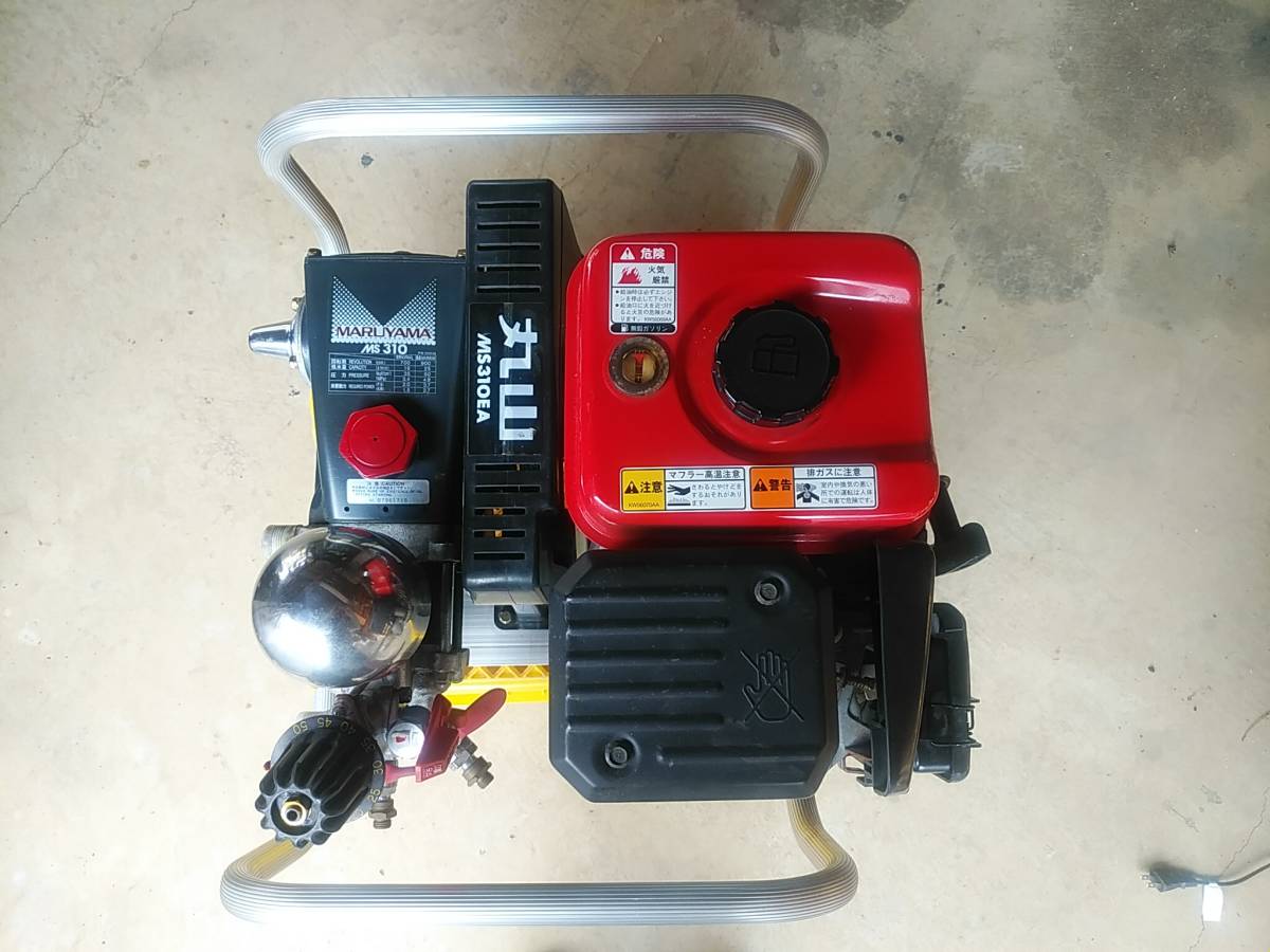 Yahoo!オークション - 丸山セット動噴 MS310 MS310EA エンジン 三菱 GM...