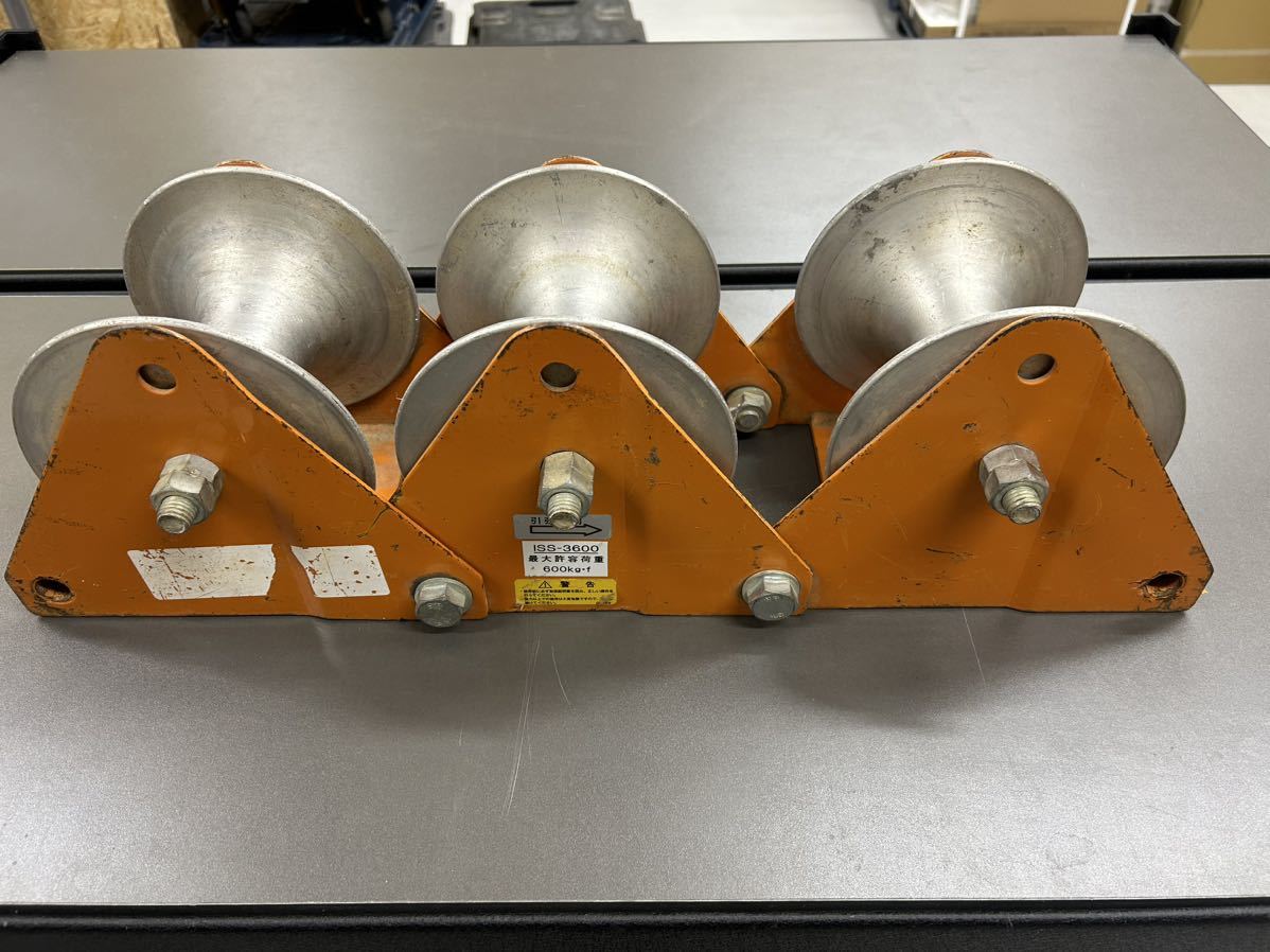 Yahoo!オークション - 3連コロ IKURA イクラ ISS-3600 600kg 育良精機