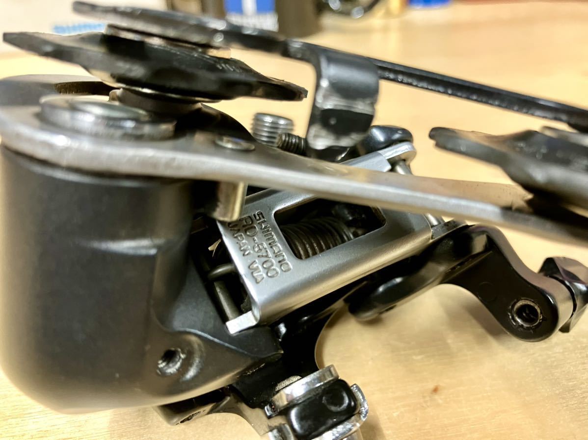 Yahoo!オークション - 中古 SHIMANO 105 RD-5700 SS FD-5700 直付 ディ...