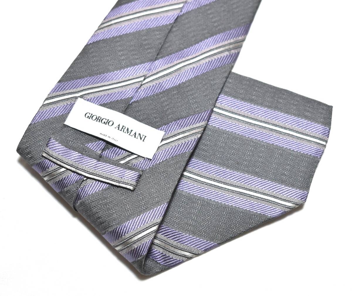 Yahoo!オークション - Y047 アルマーニ ネクタイ ストライプ柄