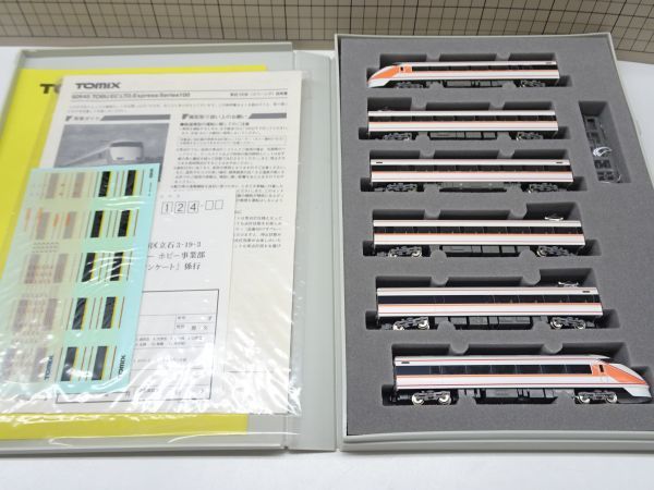 Yahoo!オークション - #k38【梱80】TOMIX 東武100系 スペーシア 6両セ...