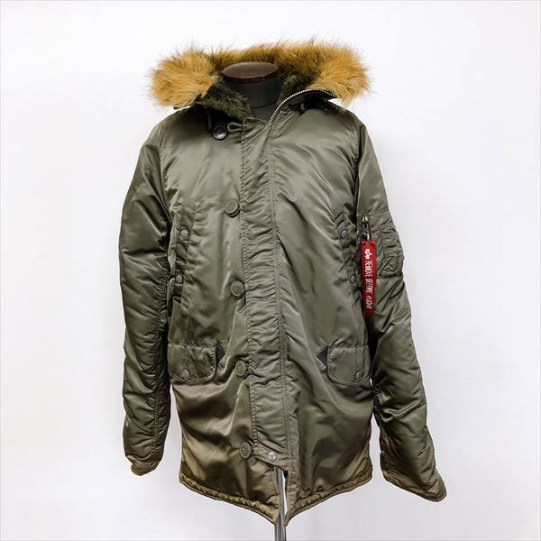 Yahoo!オークション - 763 ALPHA INDUSTRIES N-3B ジャケット フライト...