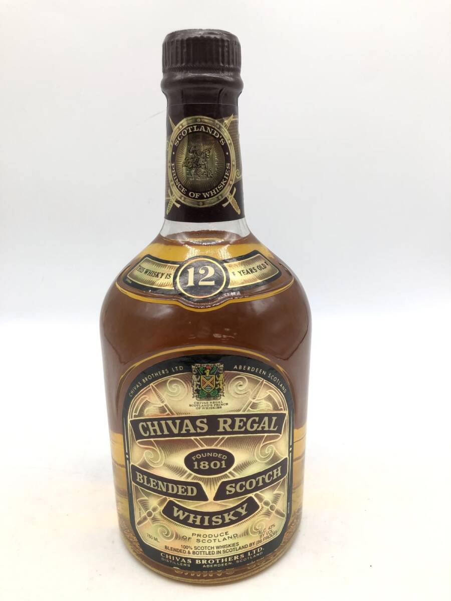 Yahoo!オークション - 0250-002S②22853 お酒 760ml 43% CHIVAS REGAL ...