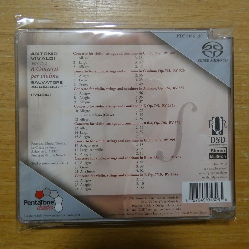 Yahoo!オークション - 41087804 【ハイブリッドSACD】ACCARDO I MUSICI...