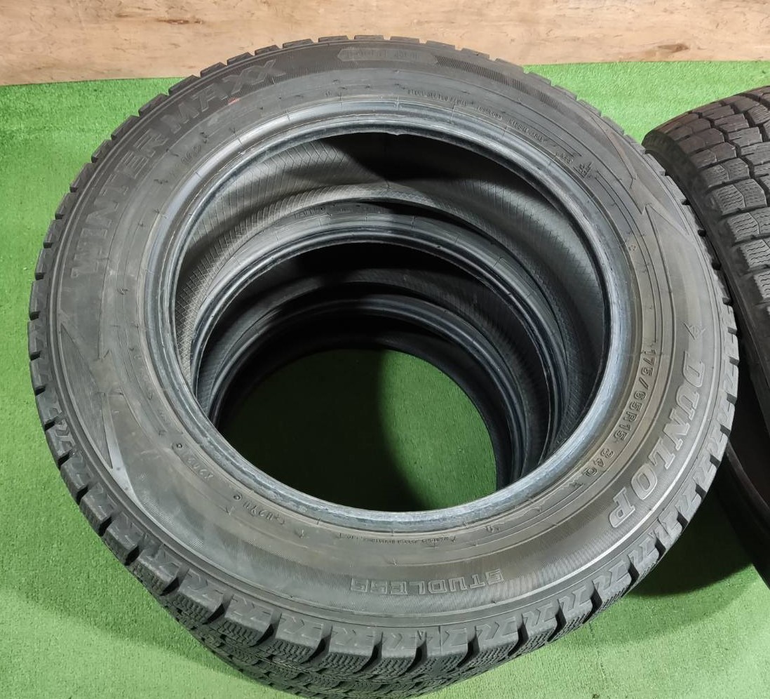 Yahoo!オークション - スタッドレスタイヤ 175/65R15 DUNLOP WINTER M...