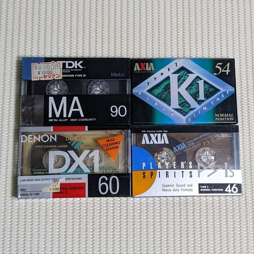 Yahoo!オークション - TDK AXIA DENON カセットテープ メタルテープ ノ...