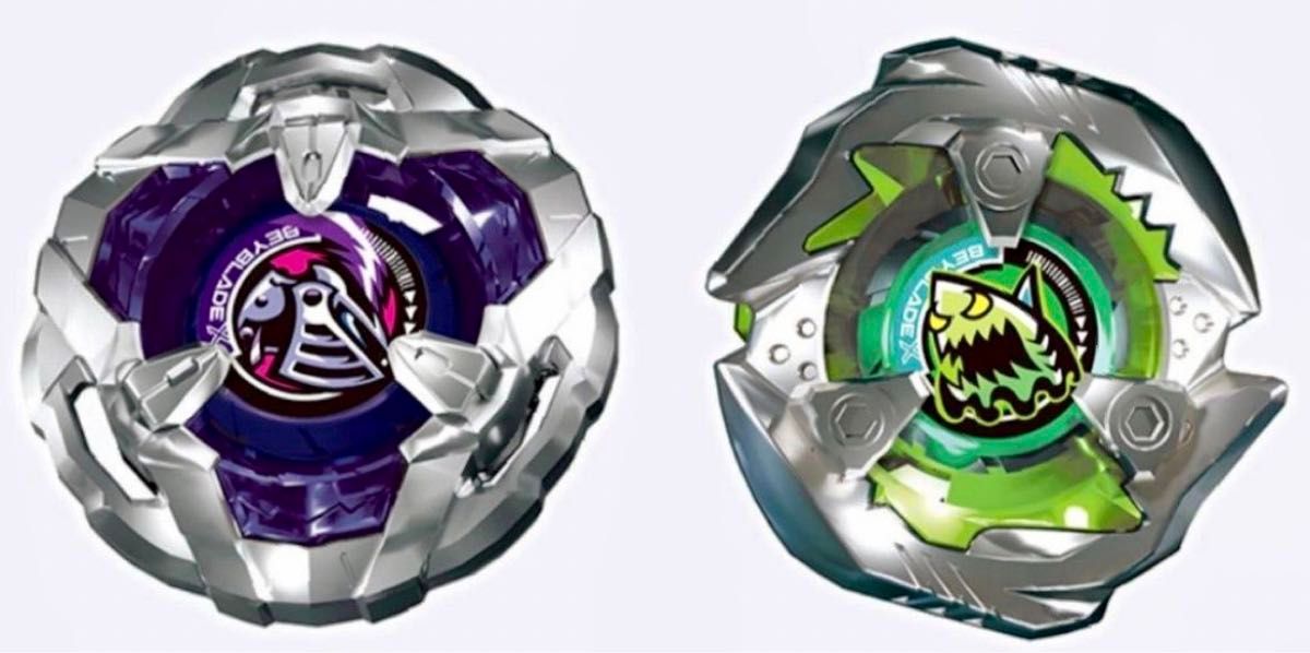ベイブレードX 2種セット「シャークエッジ3-80F」「ナイト ベイブレードX 2種セット「シャークエッジ3-80F」「ナイト