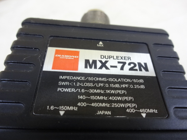 Yahoo!オークション - 美品 DIAMOND デュープレクサー MX-72N 22