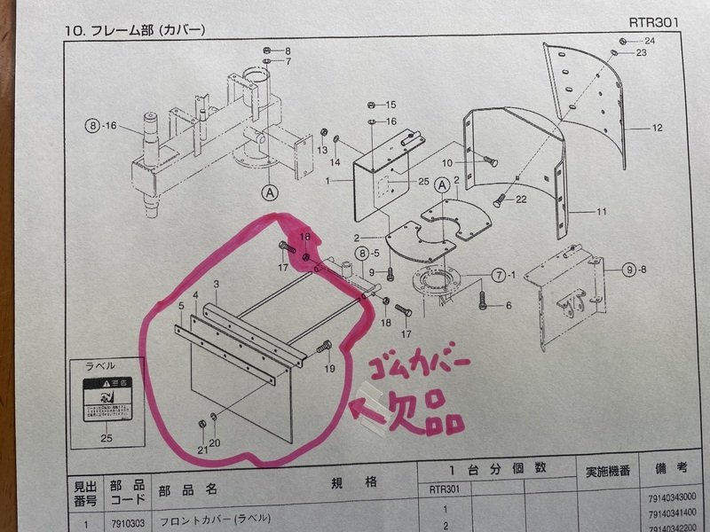 Yahoo!オークション - RTR301 コバシ 溝掘機 20-60馬力 トレンチャー ...