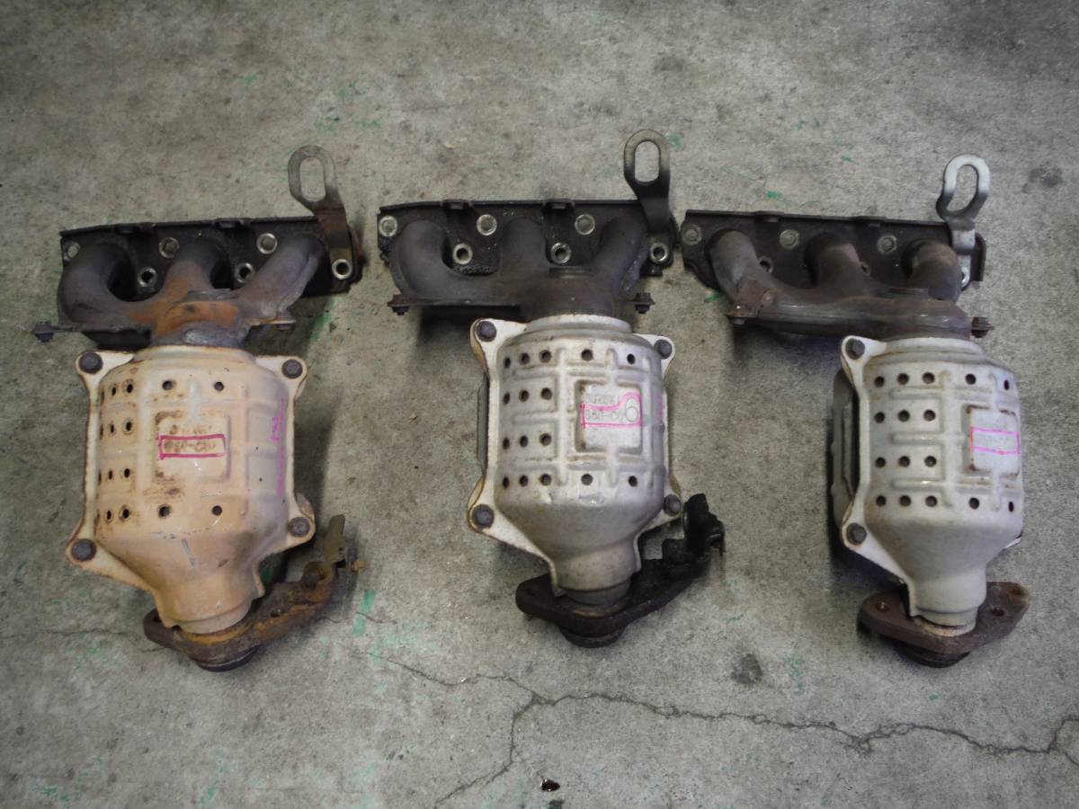 Yahoo!オークション - 【触媒】スズキ 軽 K6A 系 の触媒 x3個 「85G-C0...