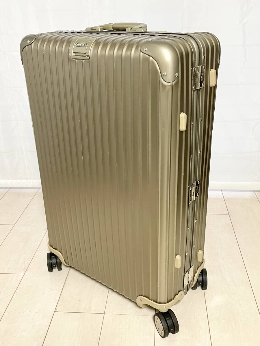 リモワ RIMOWA スーツケース トパーズ チタニウム 84L 920.73.03.4 4輪マルチホイール(リモワ)｜売買されたオークション情報、yahooの商品情報をアーカイブ公開 ...