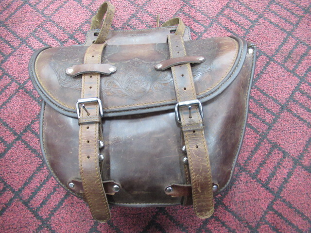 Yahoo!オークション - DEGNER デグナー SB-36D レザーサドルバッグ 本...