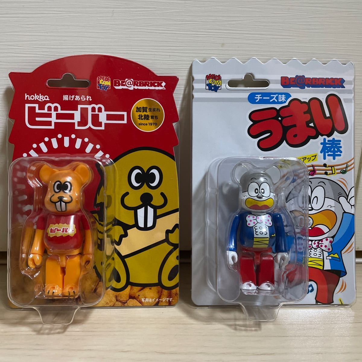 Yahoo!オークション - 未開封品 ベアブリック 北陸製菓 hokka ビーバー...