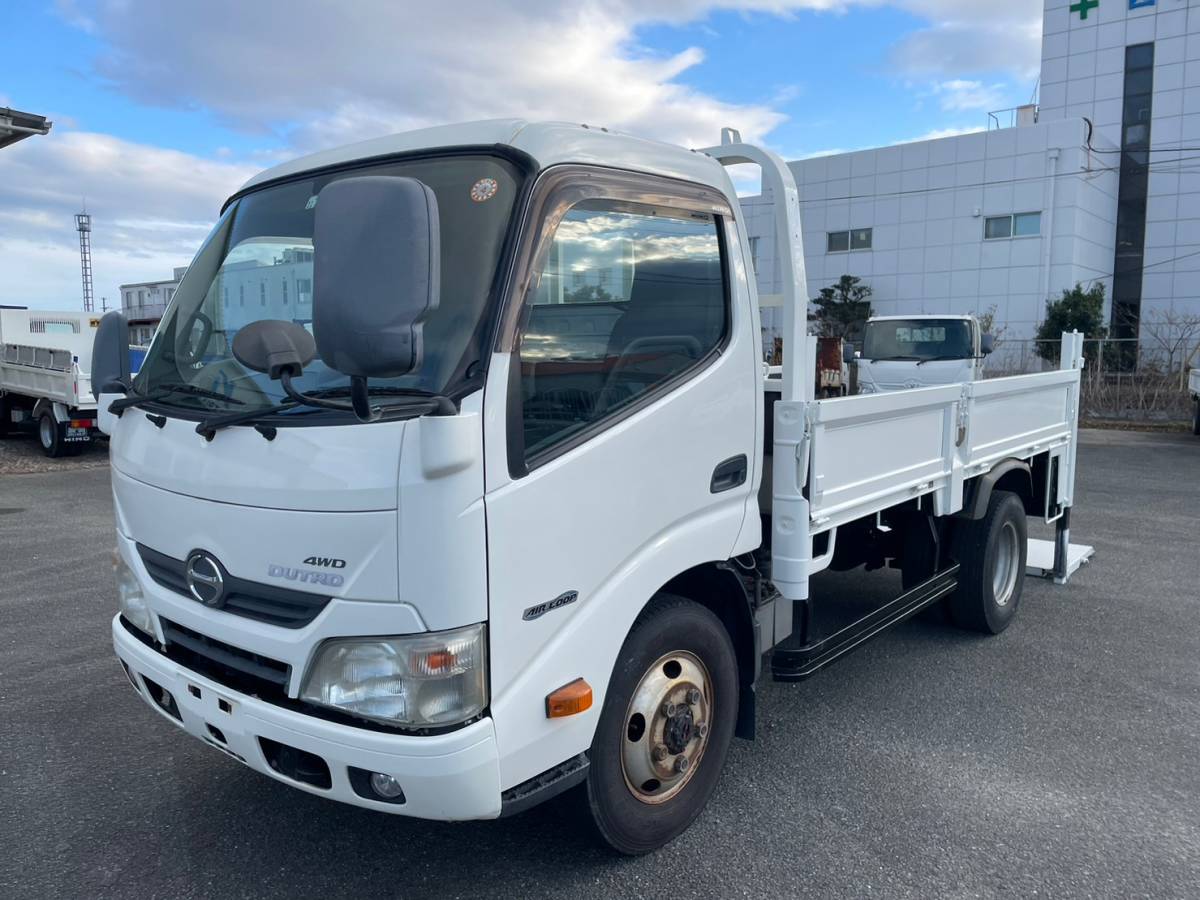 Yahoo!オークション - 売切り H23 デュトロ 4WD パワーゲート付 3トン...