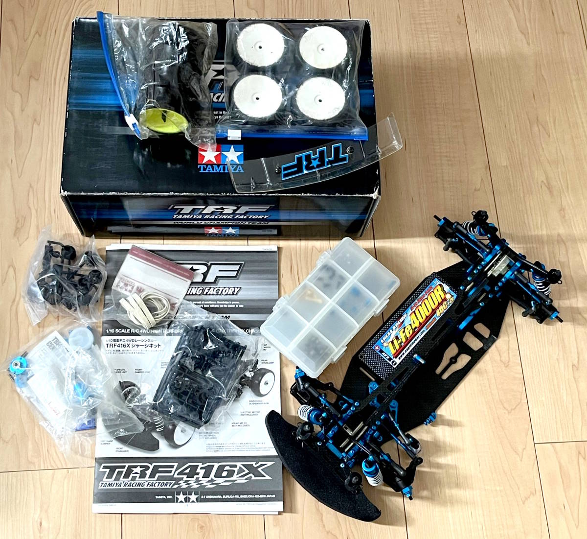 Yahoo!オークション - 【ジャンク】タミヤ TRF416X シャーシ その他付...