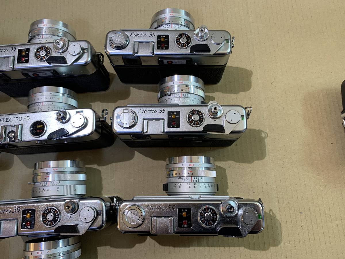 日本代購代標第一品牌【樂淘letao】－【11個】ヤシカ YASHICA ELECTRO 35 GTN/GL/GS/大量 カメラ まとめて ジャンク セット まとめ (318)