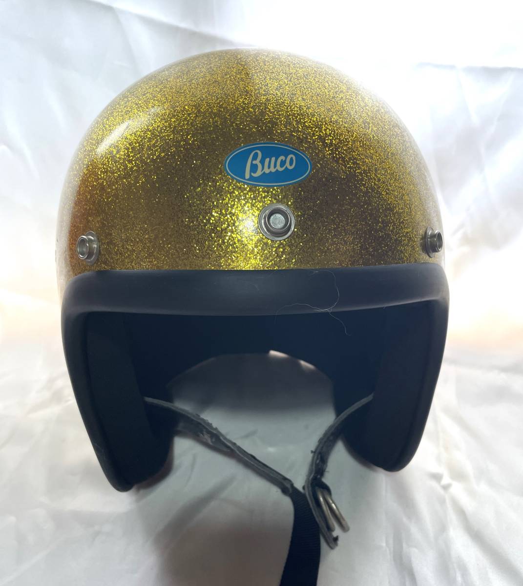 Yahoo!オークション - BUCO ヘルメット ゴールド（中古品・ジャンク)