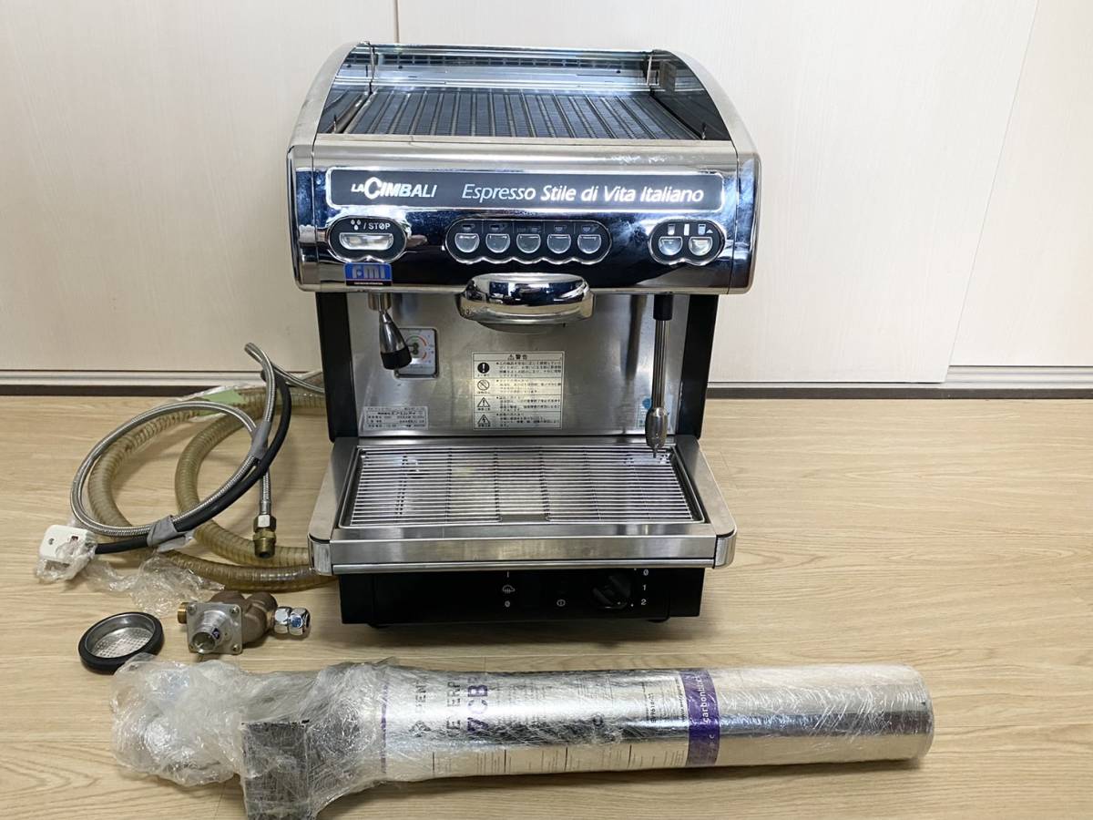 日本代購代標第一品牌【樂淘letao】－【地域限定配送】【used品】 ラ・チンバリ LA CIMBALI エスプレッソマシン M23-DT/1(TS) 200V 業務用 直接引き取り歓迎