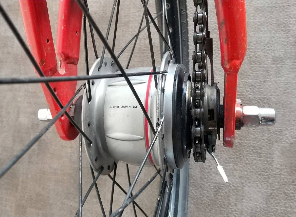 日本代購代標第一品牌【樂淘letao】－ESR Magnesia M203RD-SP シマノ内装8速 赤 マグネシウム 希少（？） ESR マグネシア