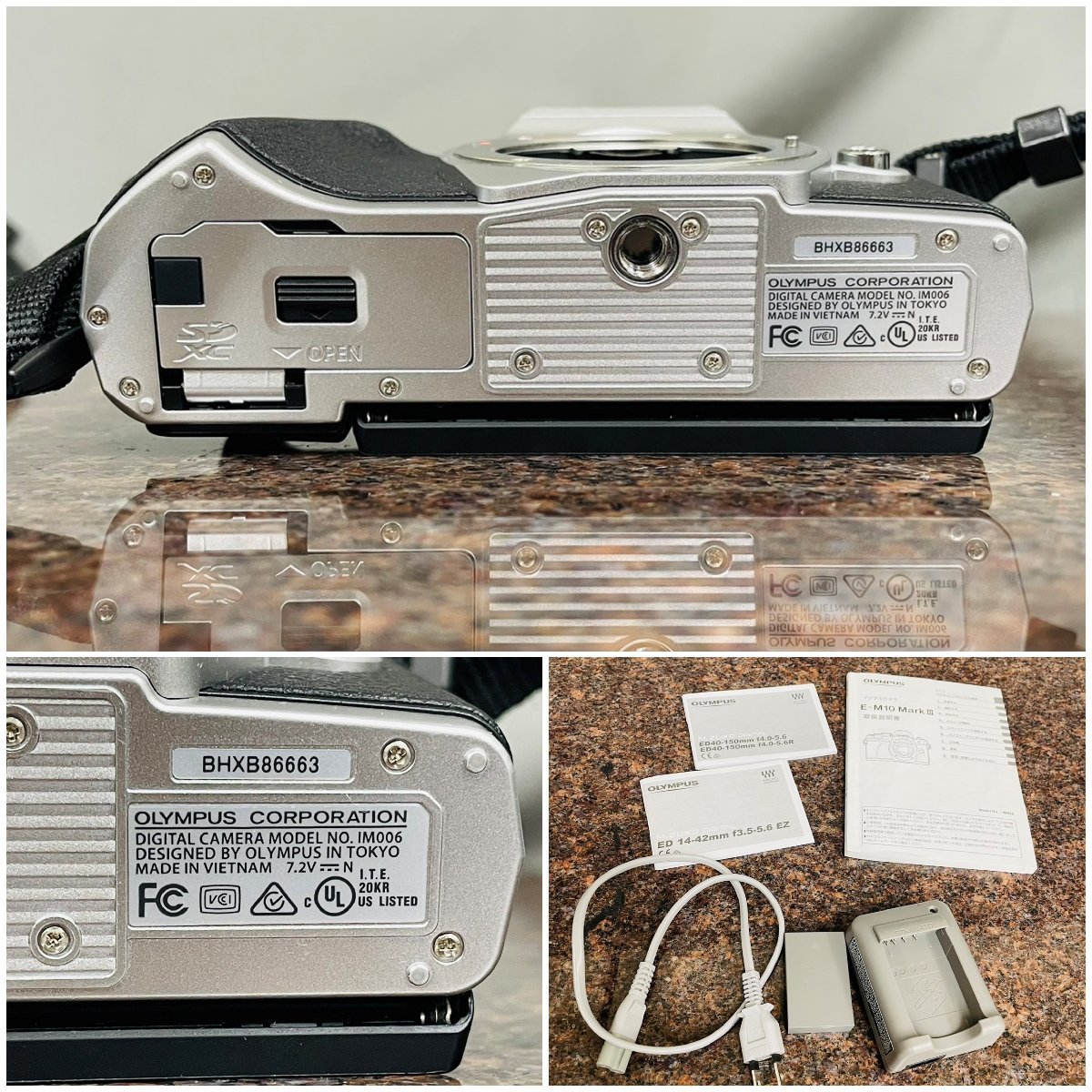 Yahoo!オークション - P569 【現状品】OLYMPUSオリンパス OM-D E-M10 I...