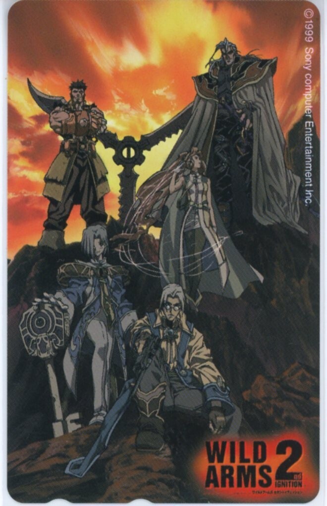 Yahoo!オークション - [E18/4]WILD ARMS ワイルドアームズ テレカ/ソニ...