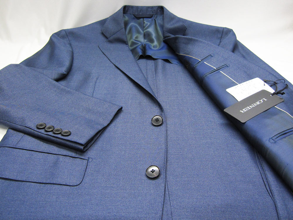 Yahoo!オークション - 9506春夏【ZIGNONE×LONNER】日本製スーツ44R=A4...