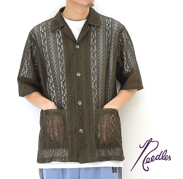Yahoo!オークション - needles(ニードルズ）Cabana Shirt(カバナシャツ...