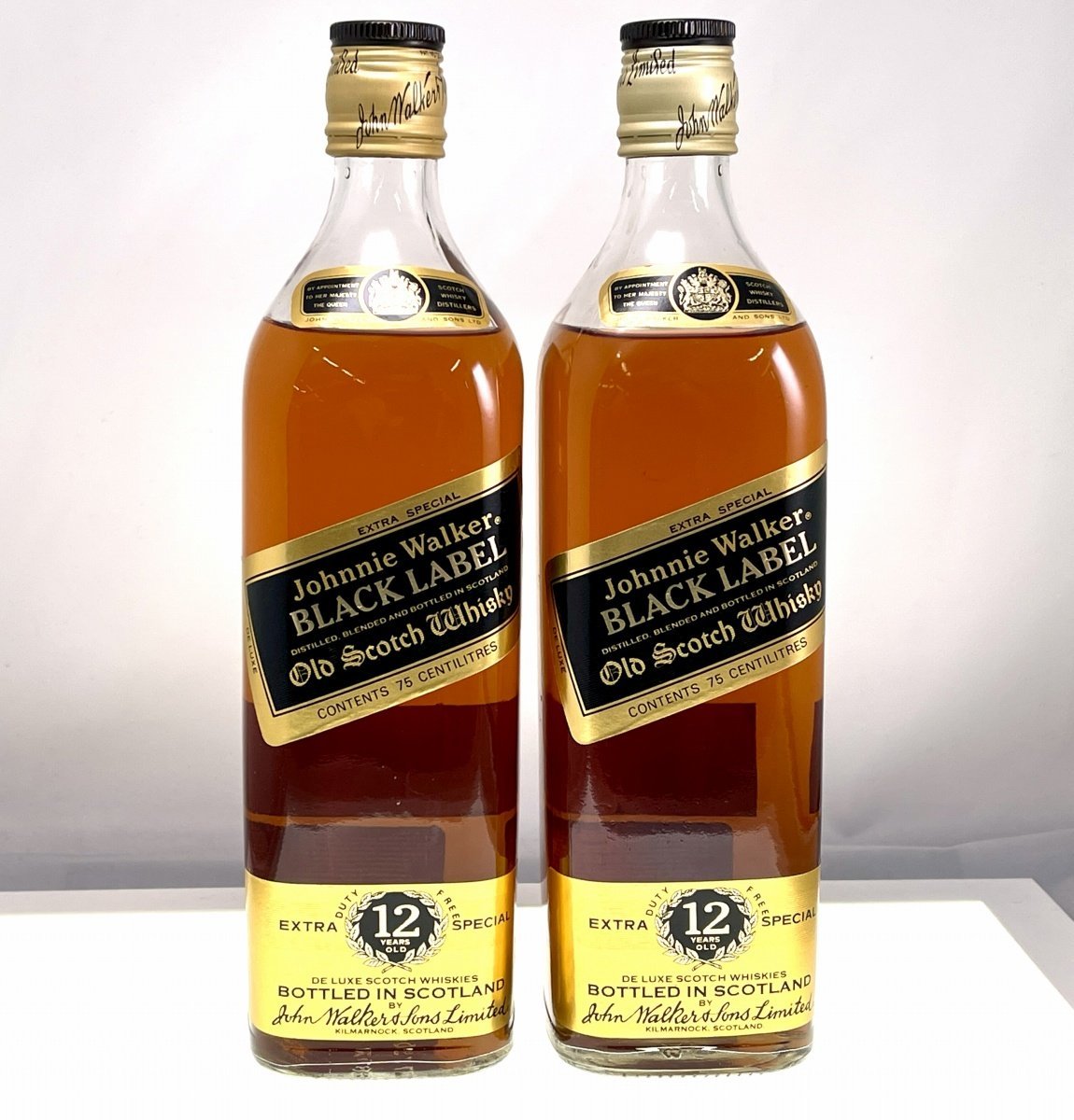 古酒 Jonnie walker ジョニーウォーカー ブラックラベル 12年 黒金キャップ 750ml 43% 2本 224751(スコッチ)｜売買されたオークション情報、yahooの商品情報 ...