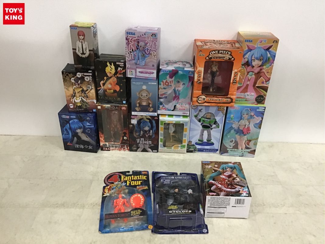 1円〜 同梱不可 ジャンク Luminasta等 初音ミク One Piece 進撃の巨人 鬼滅の刃 チェンソーマン 他 おもちゃ、ゲーム