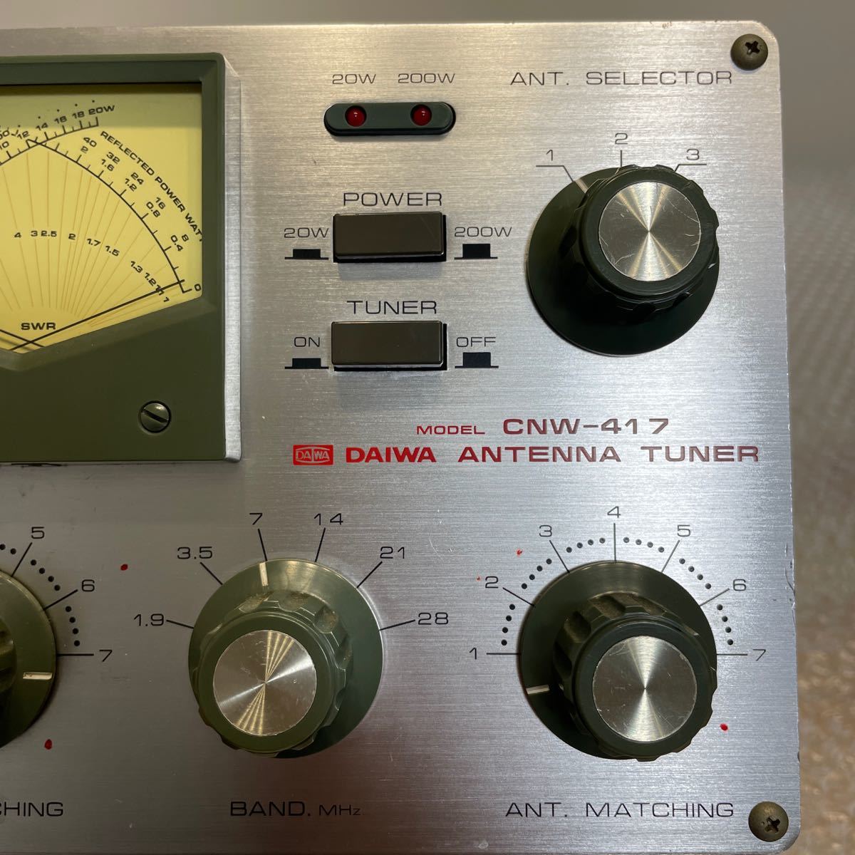 Yahoo!オークション - G CNW-417 DAIWA DAIWA ANTENNA TUNER 中古/現状...