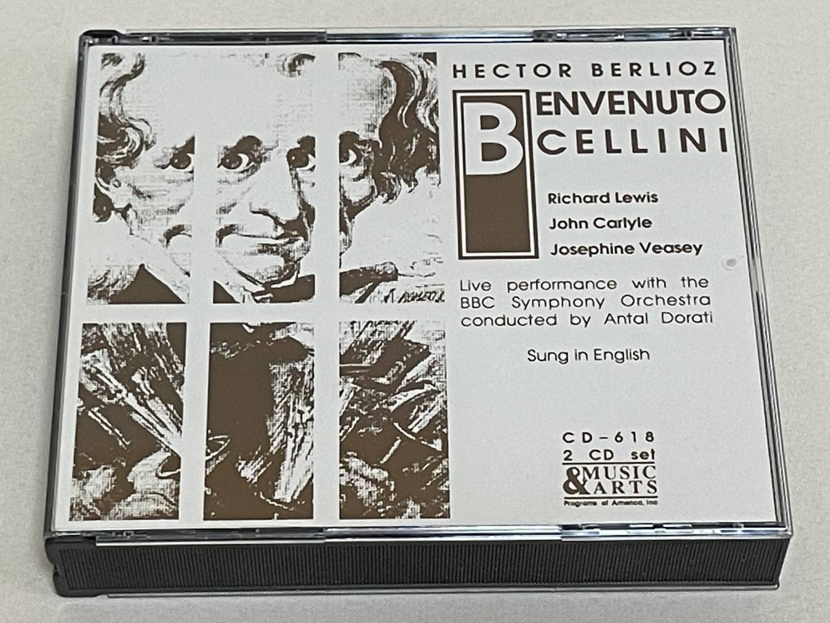 Music＆Arts 2CD ベルリオーズ：歌劇 ベンヴェヌート チェッリーニ ドラティ指揮 BBC交響楽団＆合唱団 S35(オペラ)｜売買されたオークション情報、yahooの商品情報を ...