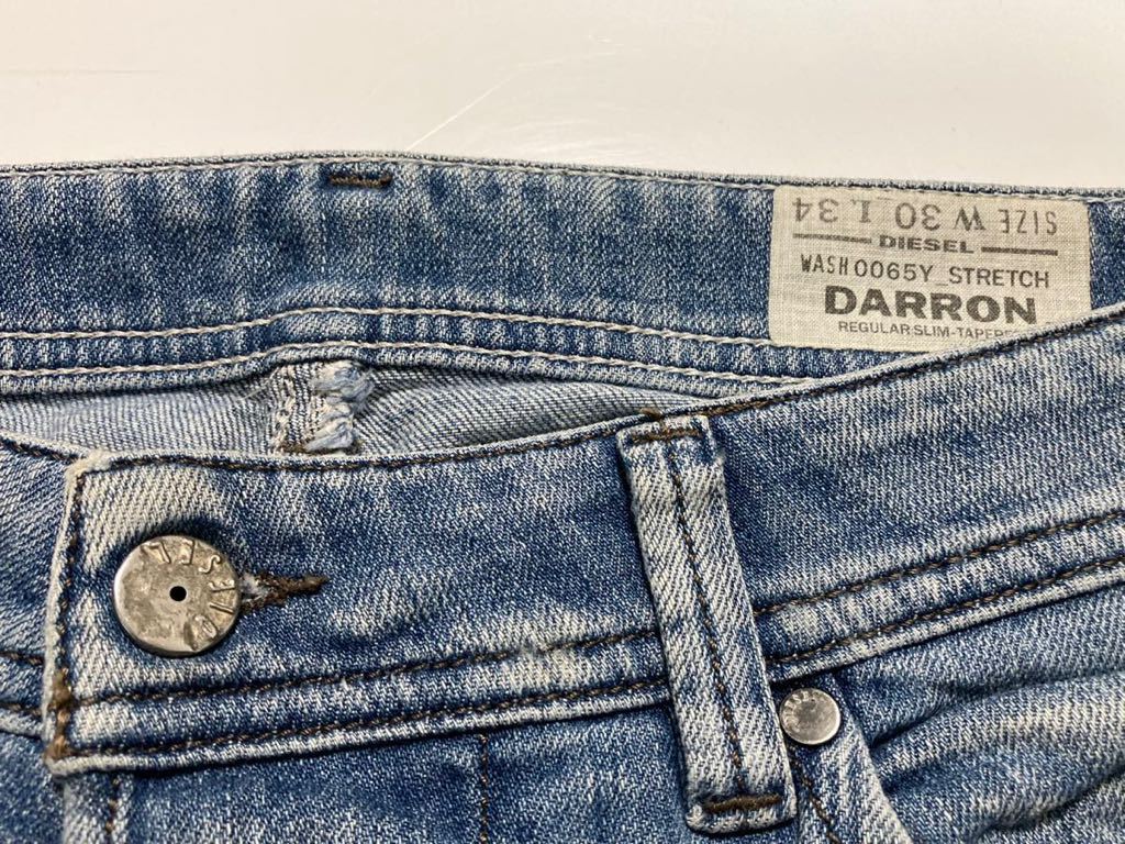 Yahoo!オークション - DIESEL ディーゼル レギュラースリムDARRON W30×L34