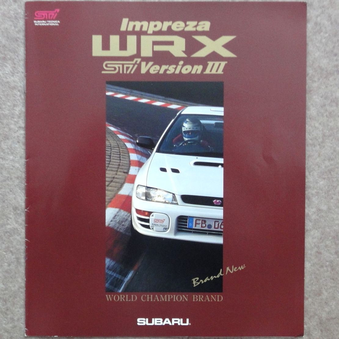 日本代購代標第一品牌【樂淘letao】－インプレッサ WRX STi version.Ⅲ カタログ GC8 GF8 GC GF version III バージョン3 D型 ワゴン Type ...