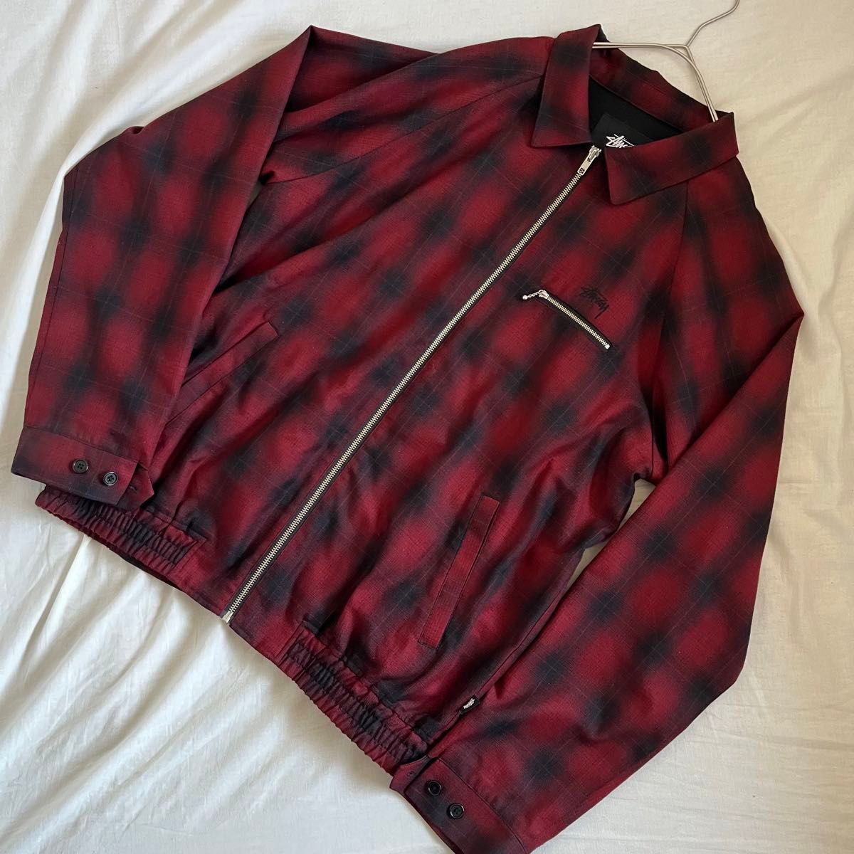 STUSSY セットアップ Shadow Plaid Bryan 上下 XL M ジャケット STUSSY セットアップ Shadow Plaid Bryan 上下 XL M ジャケット