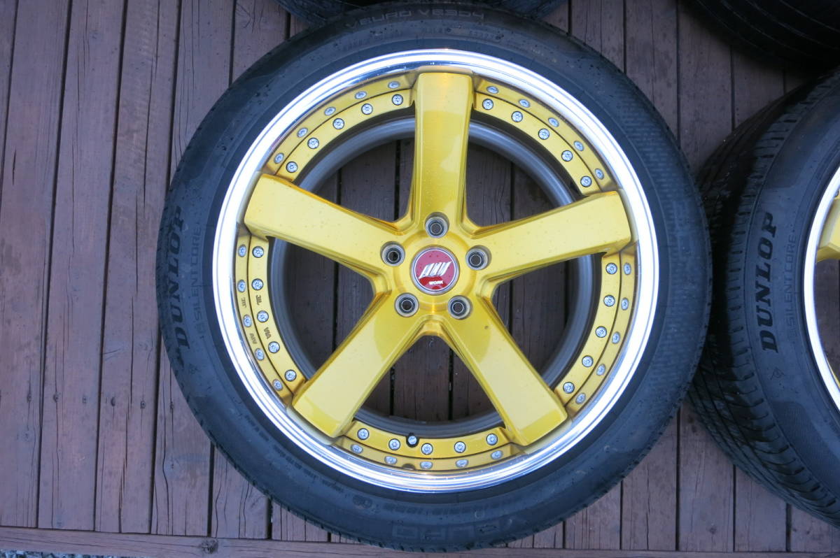 Yahoo!オークション - WORK ZEAST ワーク ジーストST2 19×9Jオフ26 19...