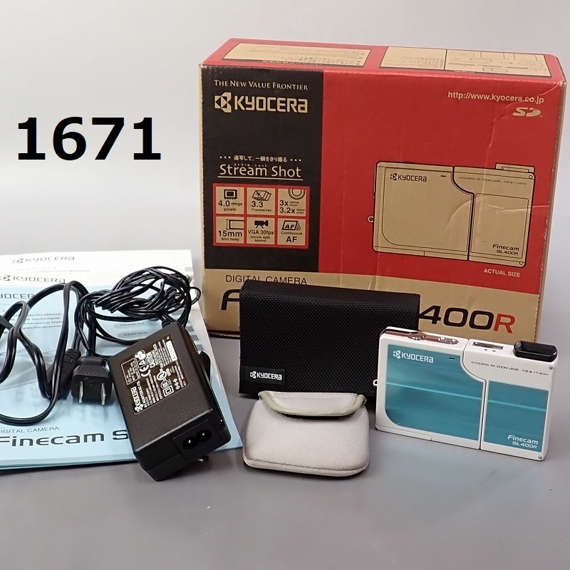Yahoo!オークション - FK-1671 京セラ KYOCERA FINECAM SL400R 0240209