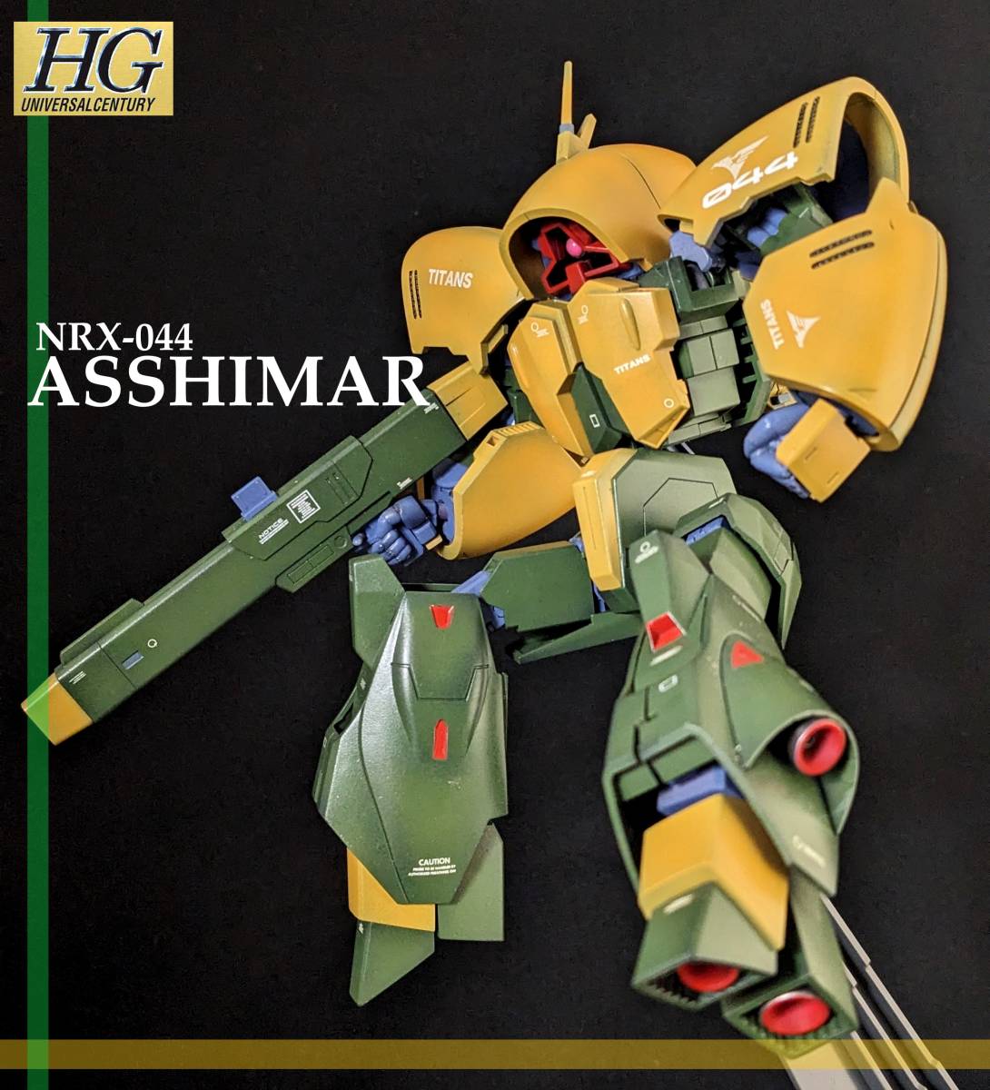 Yahoo!オークション - HGUC アッシマー 塗装完成品 (機動戦士Z Yahoo!オークション - HGUC アッシマー 塗装完成品 (機動戦士Z