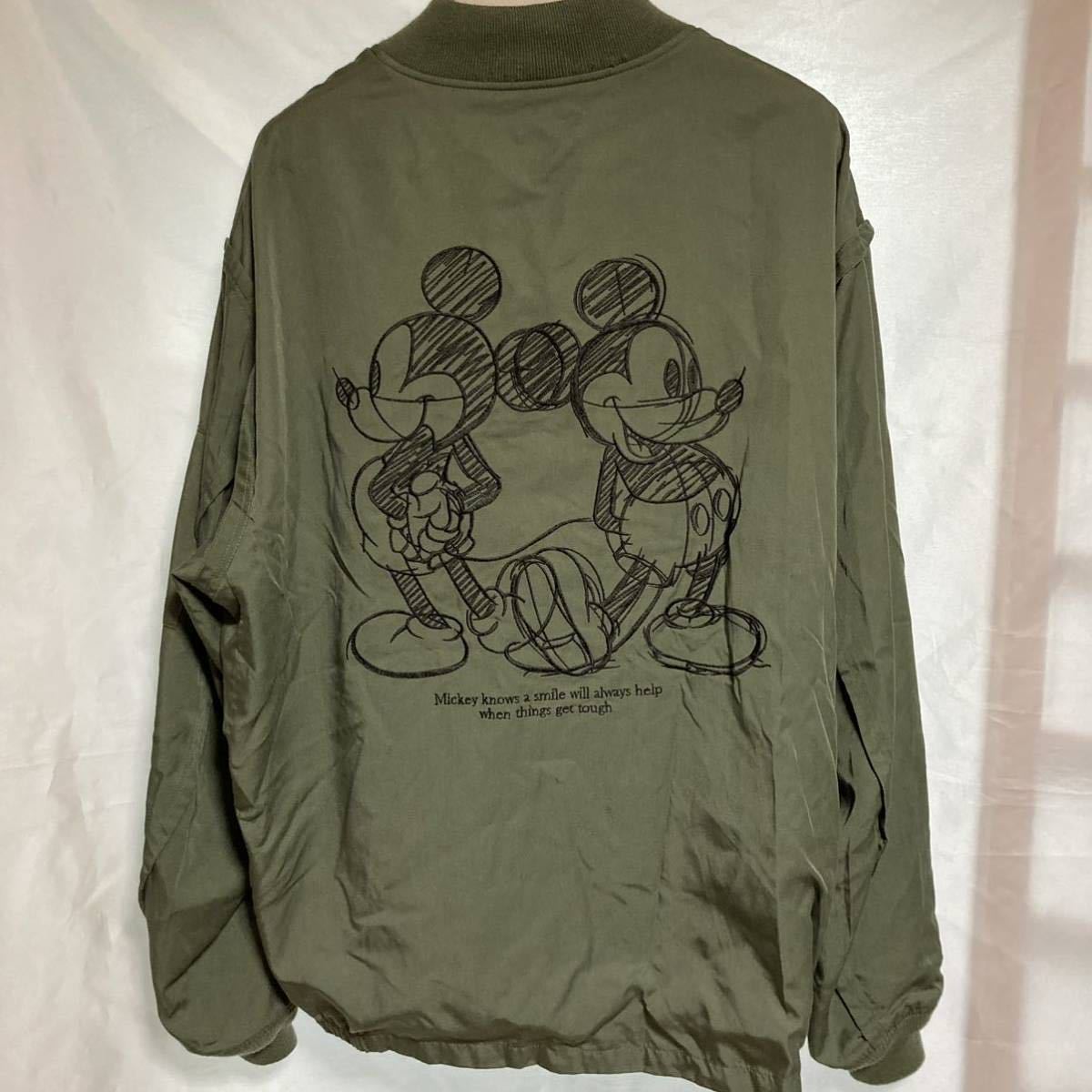 Yahoo!オークション - UNDERCOVER × GU Disney mickey MA-1 サイズXL ...