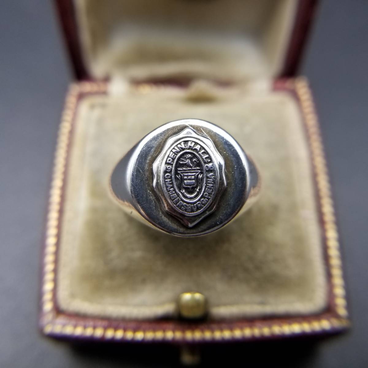 Yahoo!オークション - 米国 ヴィンテージ クラスリング PENN HALL Prep...